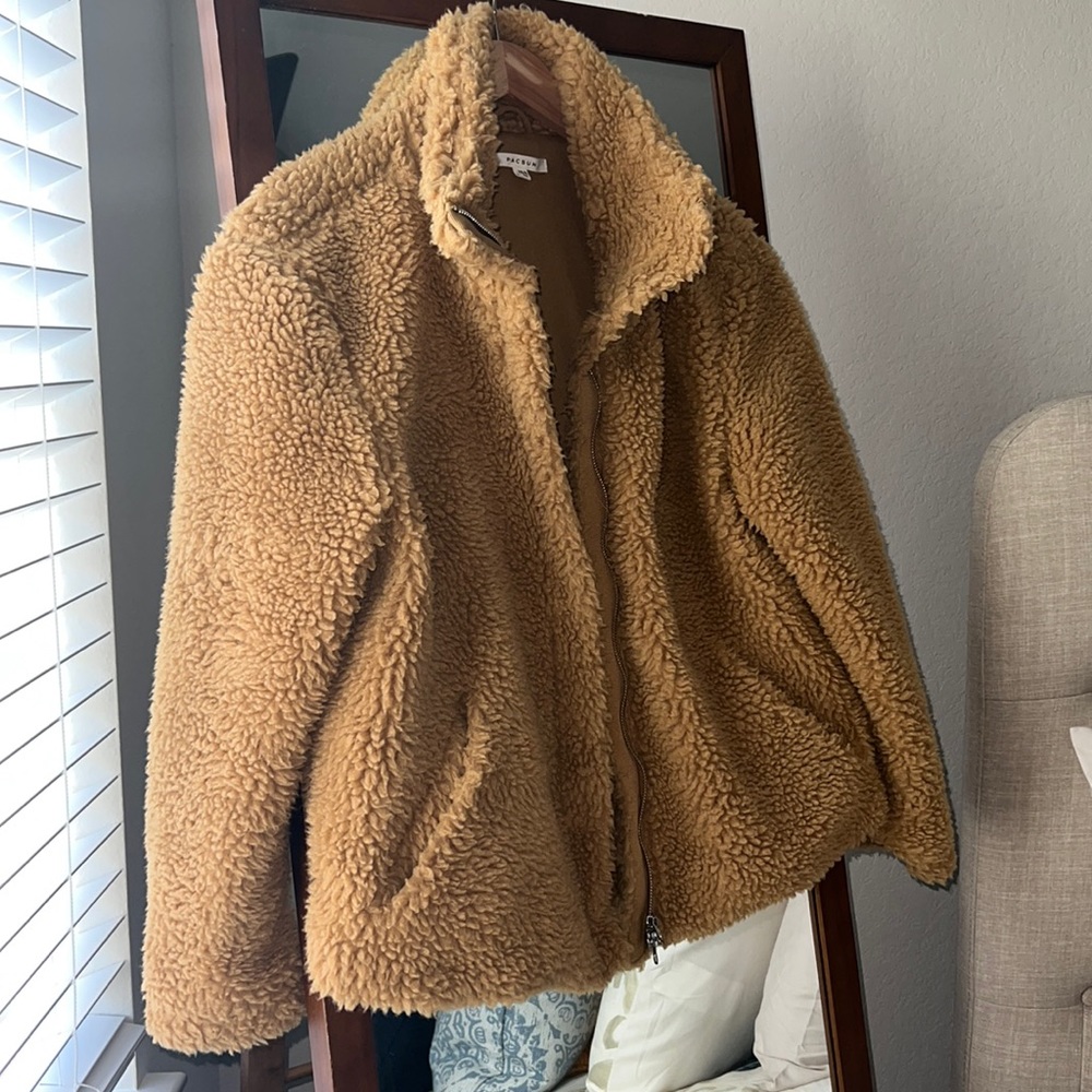 Sherpa Teddy Bear Pacsun Jacket - Gem